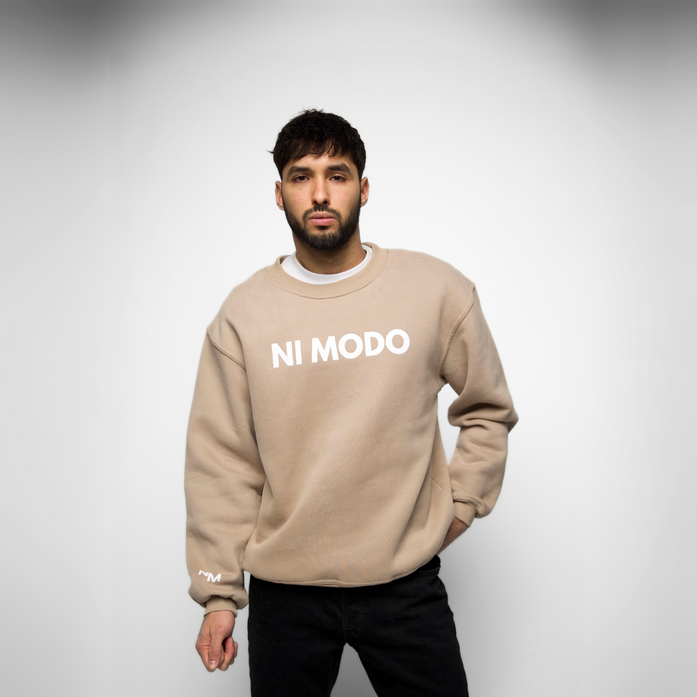 Ni Modo Crewneck - Latte Beige – nimodo.co