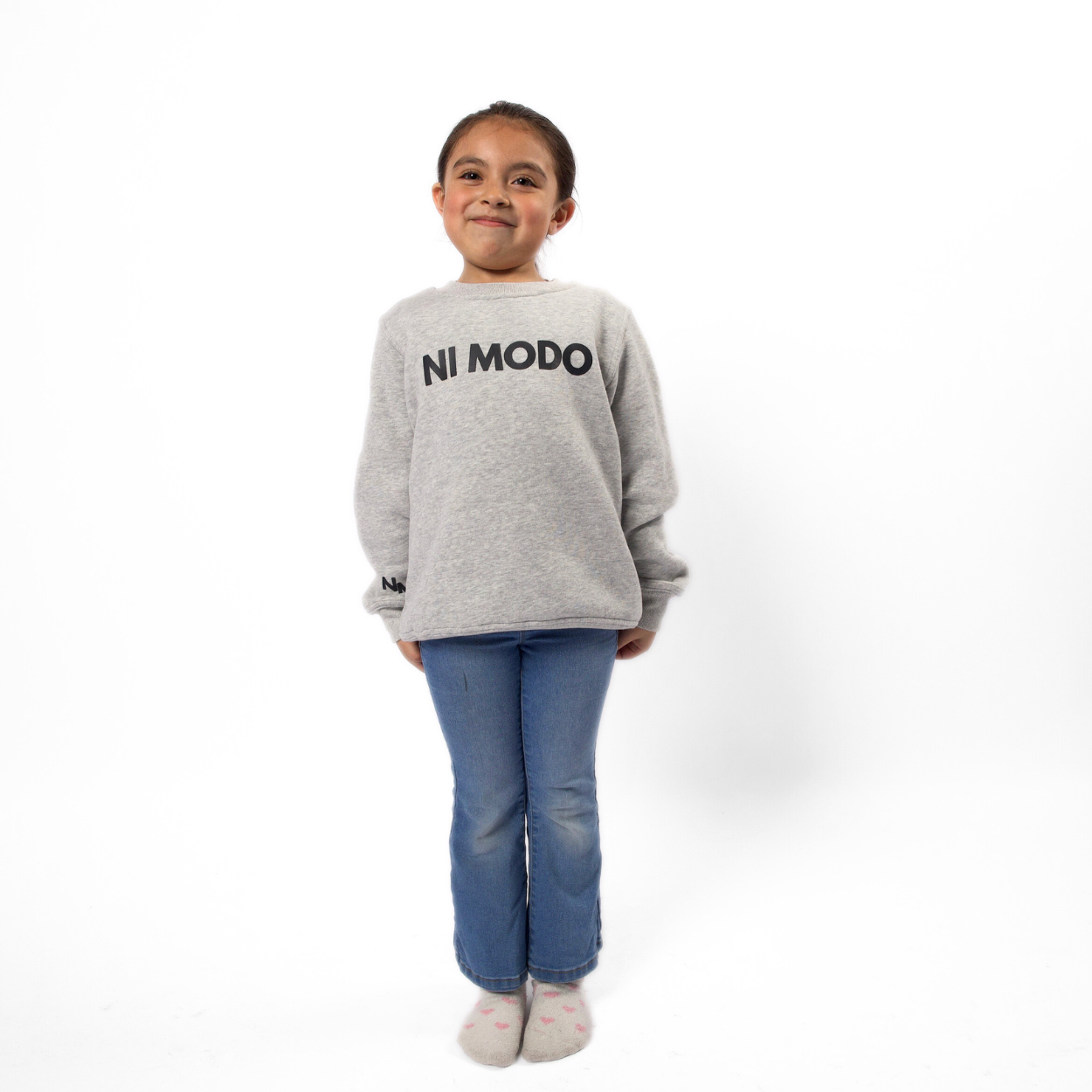 Mini Ni Modo Crewneck - Grey – nimodo.co